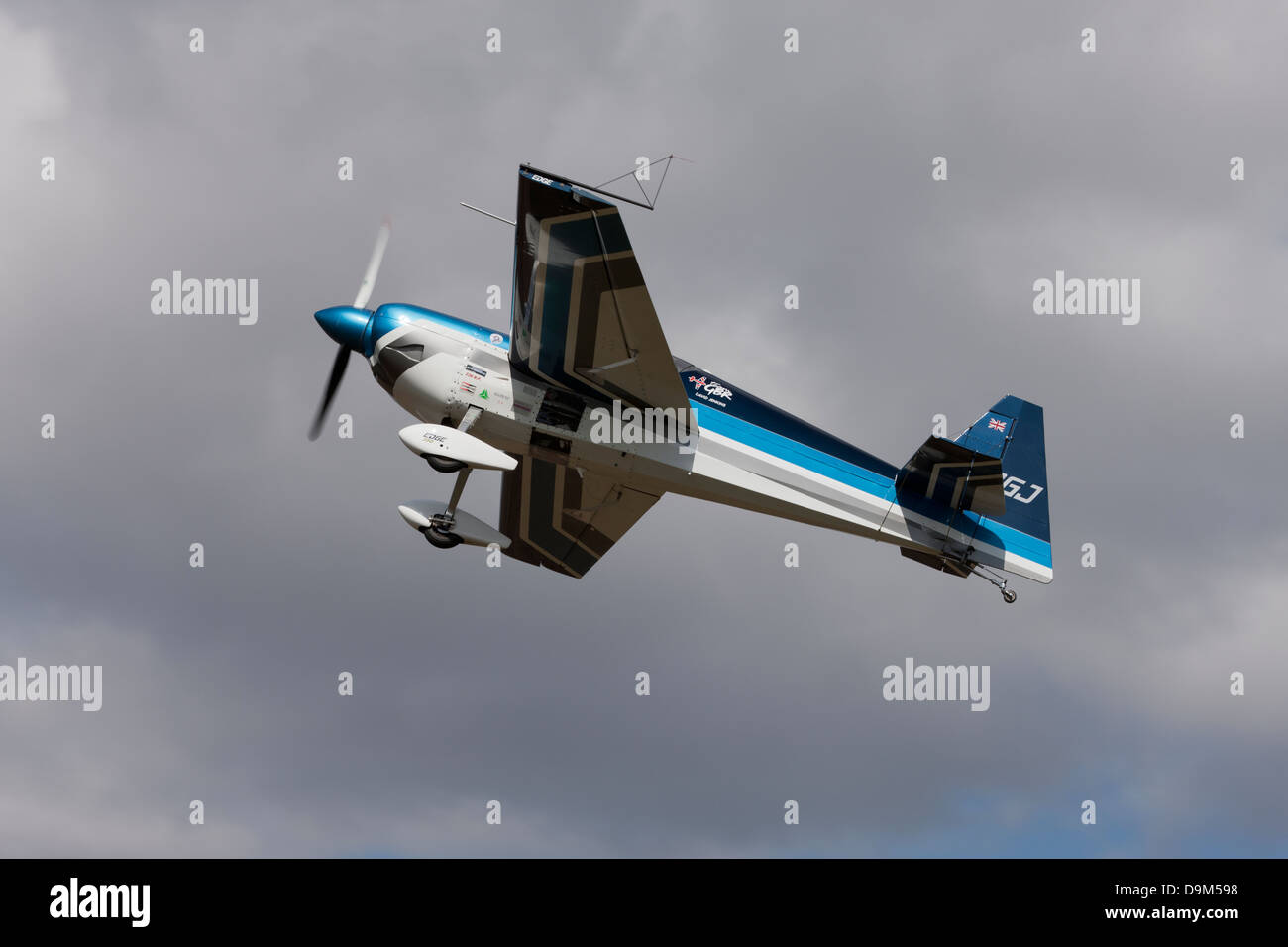 Edge 360 G-EDGJ taking-off from Breighton Airfield Stock Photo - Alamy