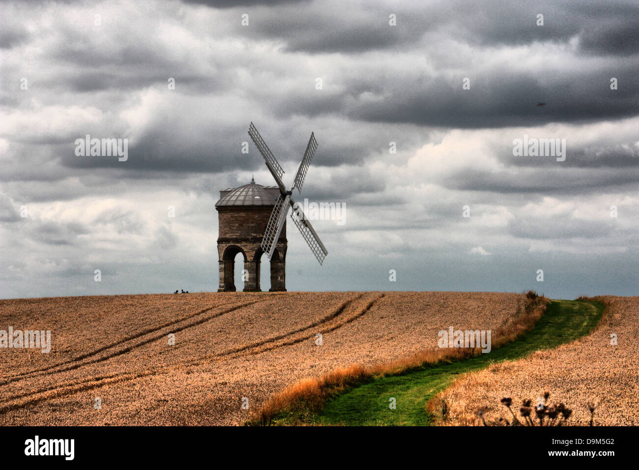 The magnificent Chesterton Windmill under a moody grey sky Stock Photo ...