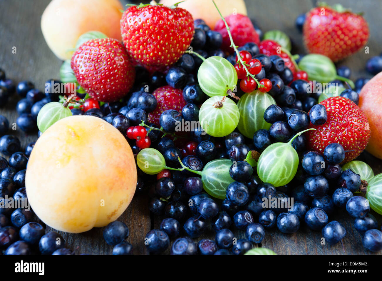 Close up assorted berry hi-res stock photography and images - Alamy