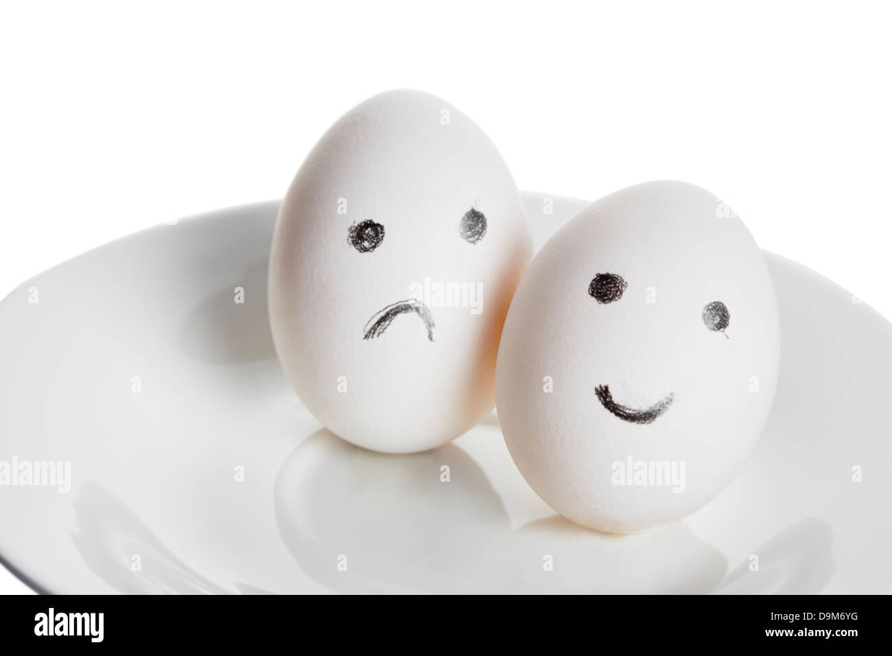 Food plate sad smiley hi-res stock photography and images - Alamy