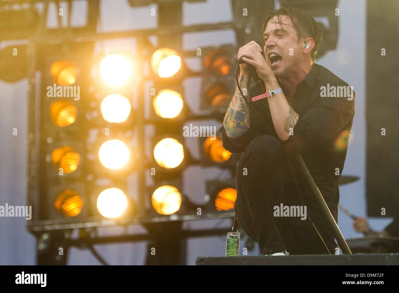 Benjamin Kowalewicz Billy Talent Live Stock Photos & Benjamin ...