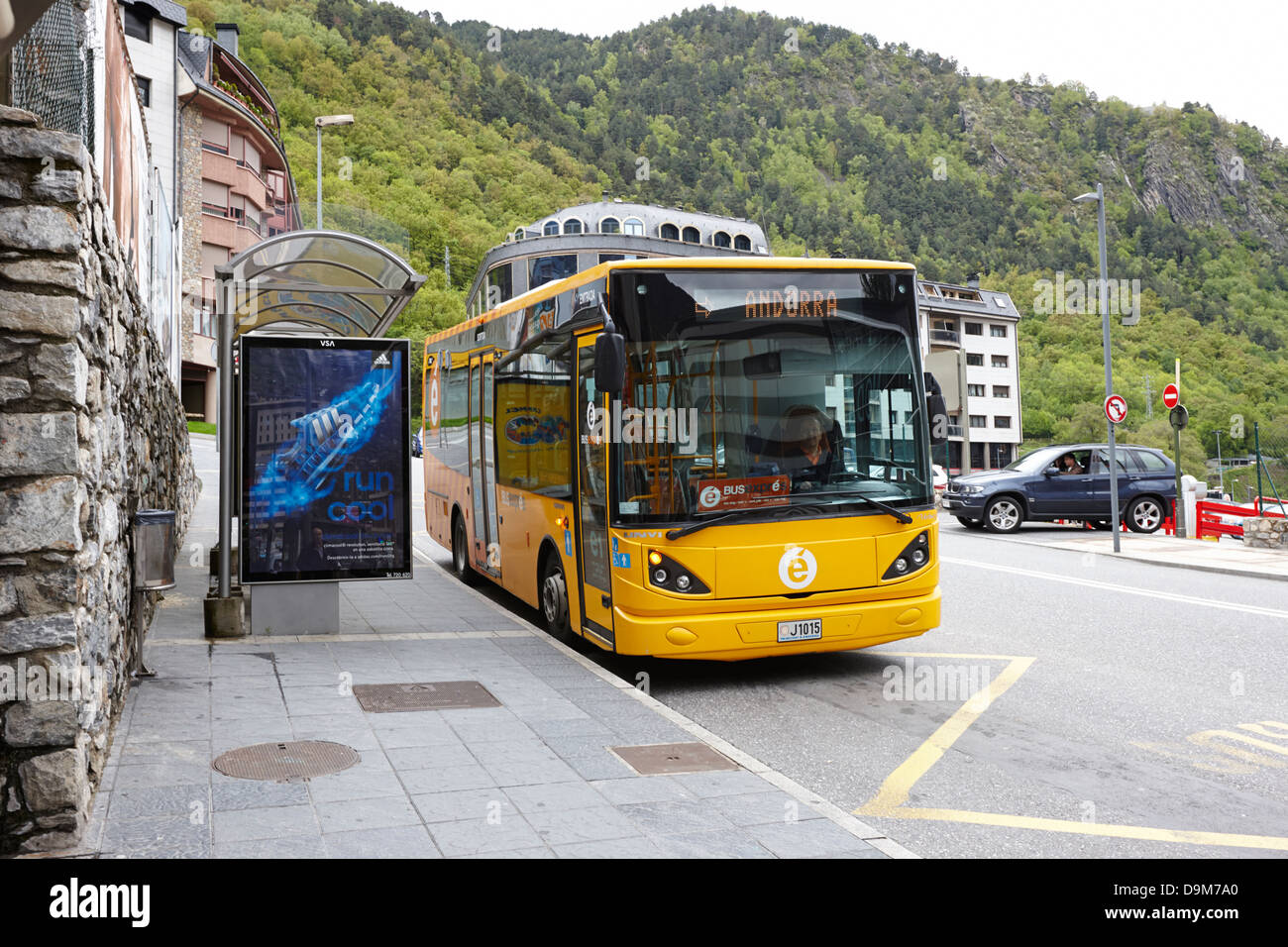 andorra express bus service andorra la vella andorra Stock Photo - Alamy