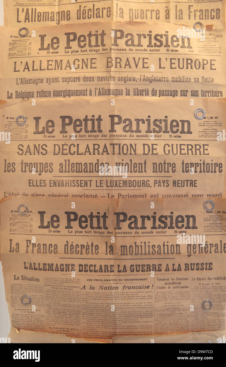 France newspapers front page hi-res stock photography and images - Alamy