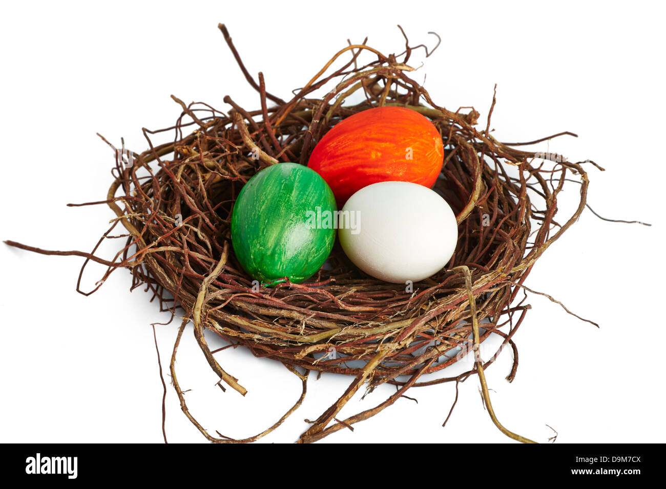 Tri color eggs hi-res stock photography and images - Alamy
