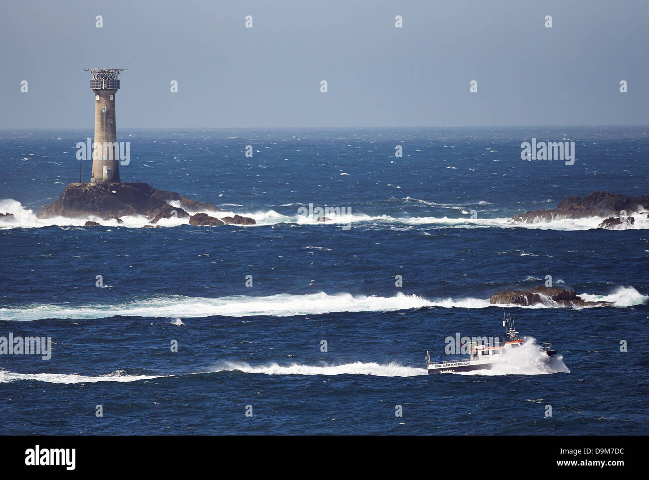 Lighthouse and fishing boat hi-res stock photography and images - Alamy