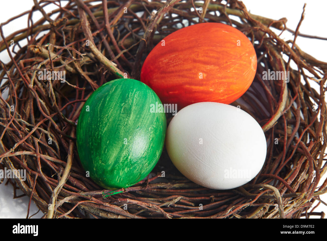 Tri color eggs hi-res stock photography and images - Alamy