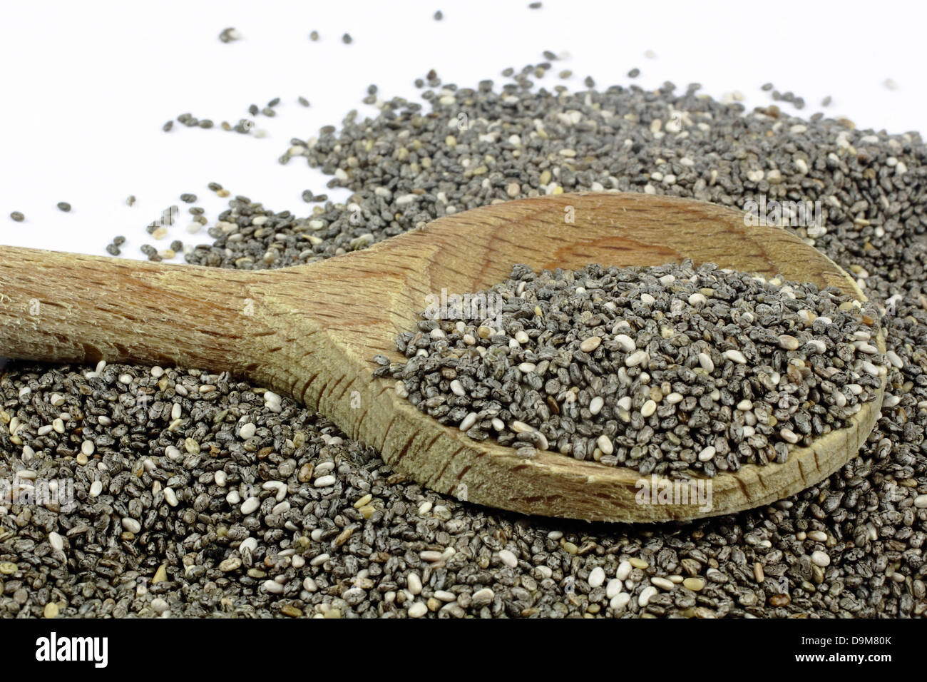 Salvia hispanica chia seeds Stock Photo - Alamy