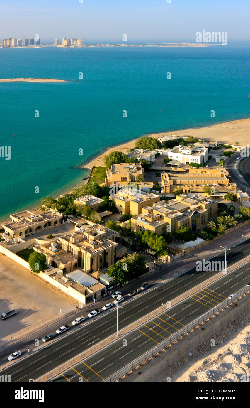 Doha aerial hi-res stock photography and images - Alamy