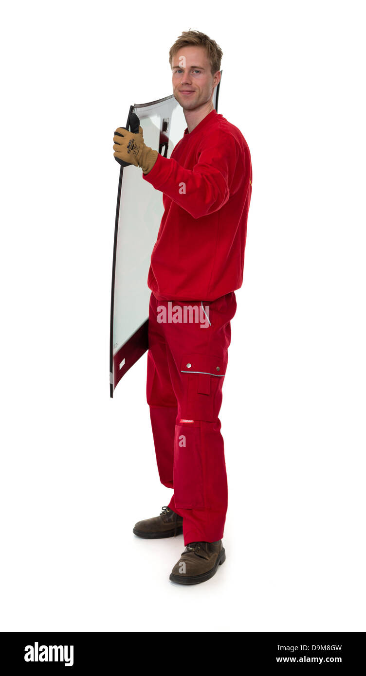 Replacement car windscreen Cut Out Stock Images & Pictures - Alamy