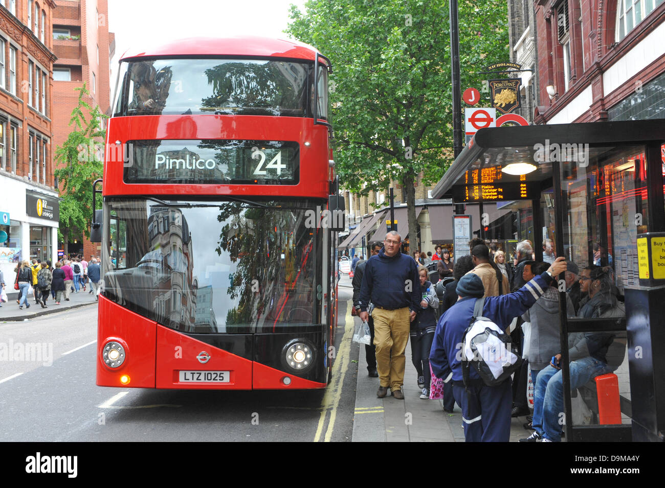 Charing Cross Road, London, UK. 22nd June 2013. One of The New Bus for ...