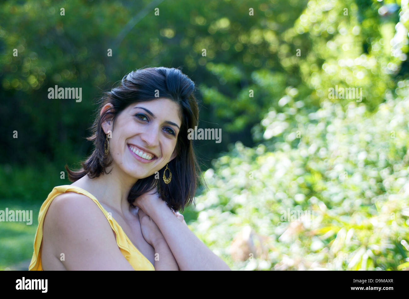 Beautiful woman on UC Berkeley California Campus Stock Photo - Alamy