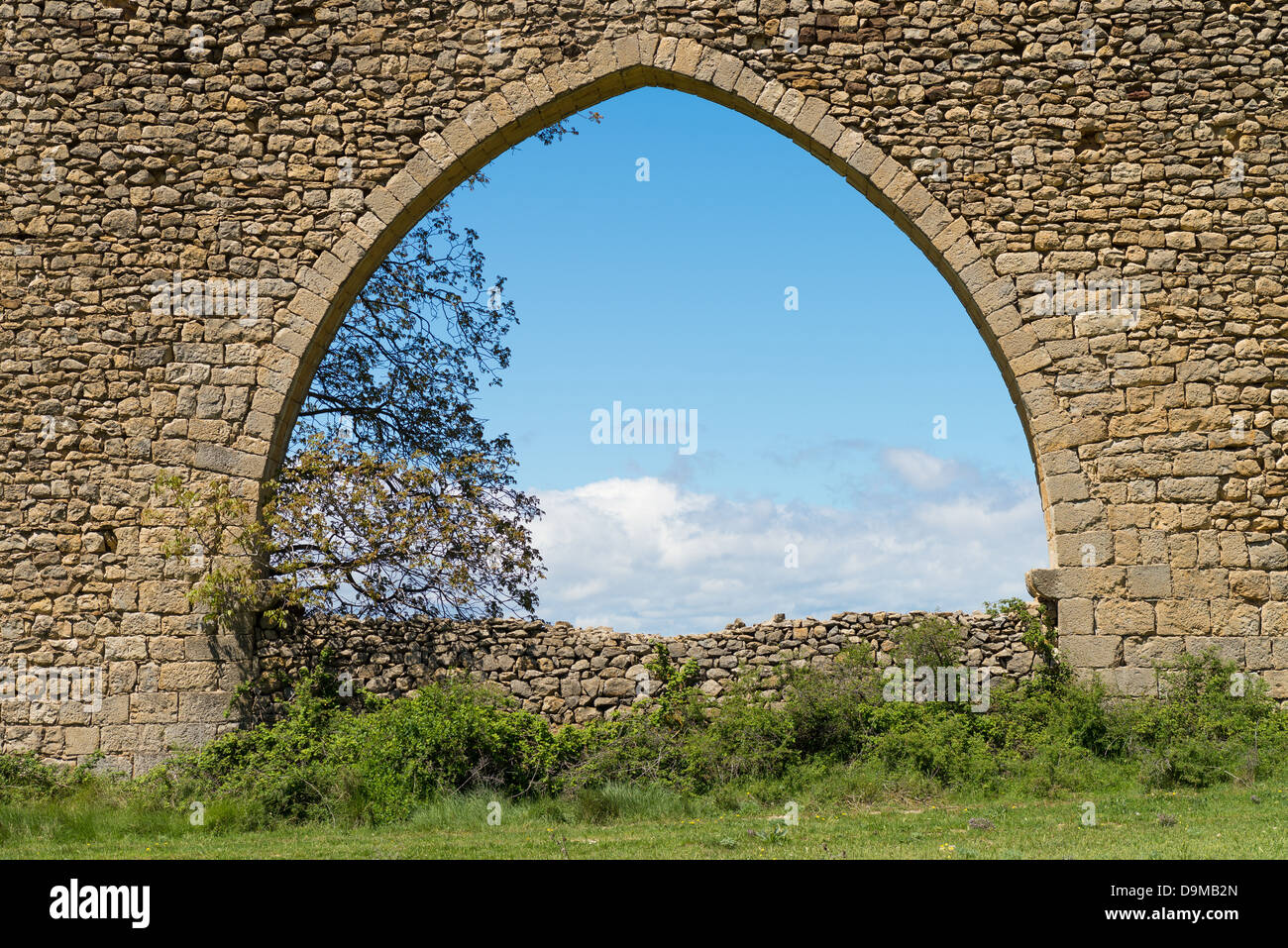 Pointed arch typical for late European medieval architecture Stock ...