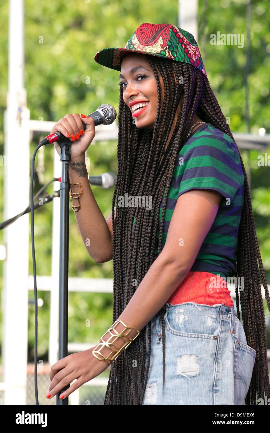June 16, 2013 - Brooklyn, New York, USA - The musician Solange (Solange ...