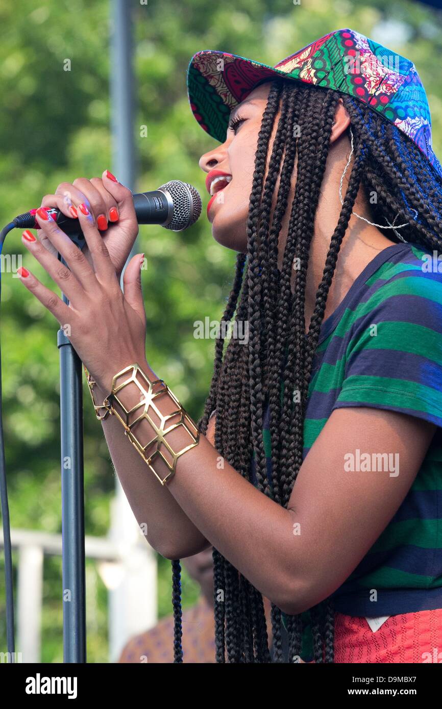 June 16, 2013 - Brooklyn, New York, USA - The musician Solange (Solange ...
