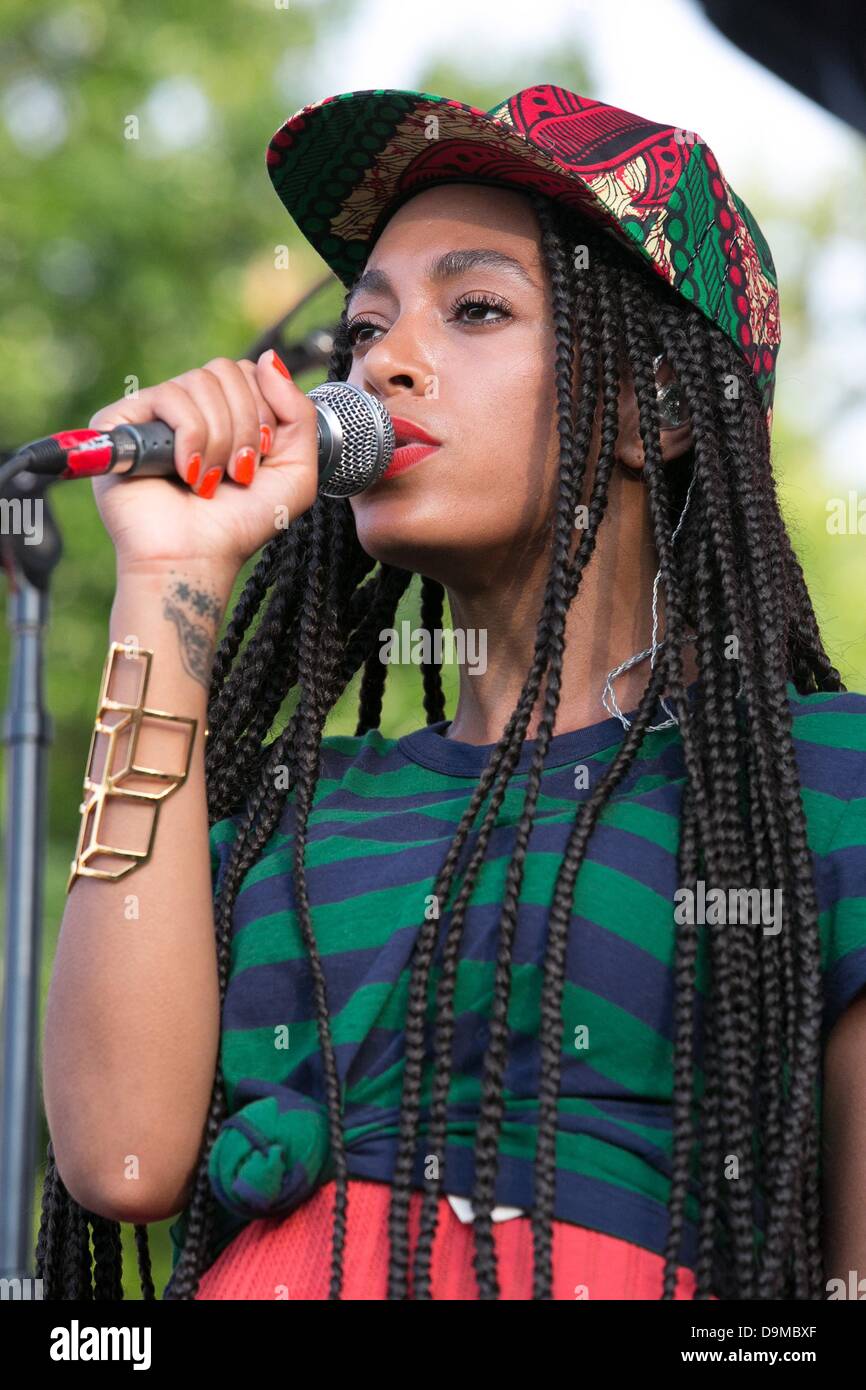 June 16, 2013 - Brooklyn, New York, USA - The musician Solange (Solange ...