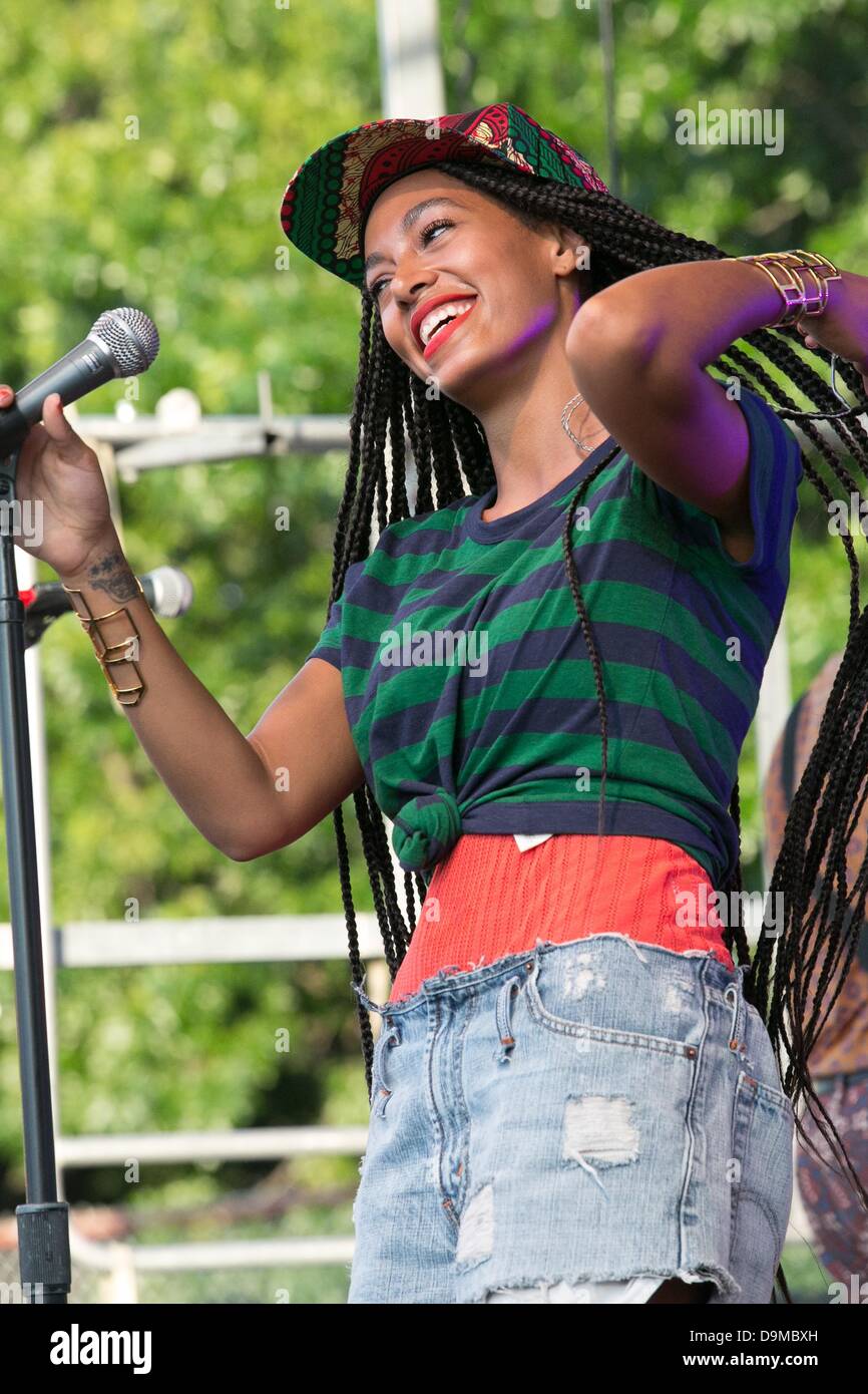 June 16, 2013 - Brooklyn, New York, USA - The musician Solange (Solange ...