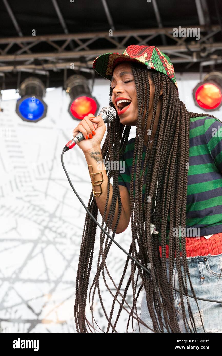 June 16, 2013 - Brooklyn, New York, USA - The musician Solange (Solange ...