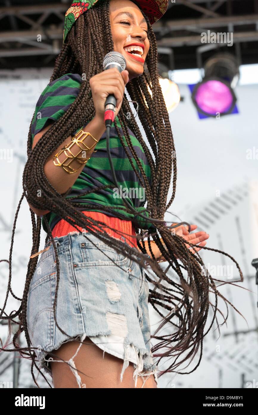June 16, 2013 - Brooklyn, New York, USA - The musician Solange (Solange ...