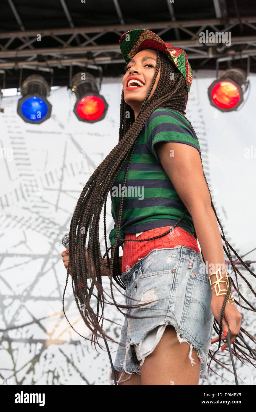 June 16, 2013 - Brooklyn, New York, USA - The musician Solange (Solange ...