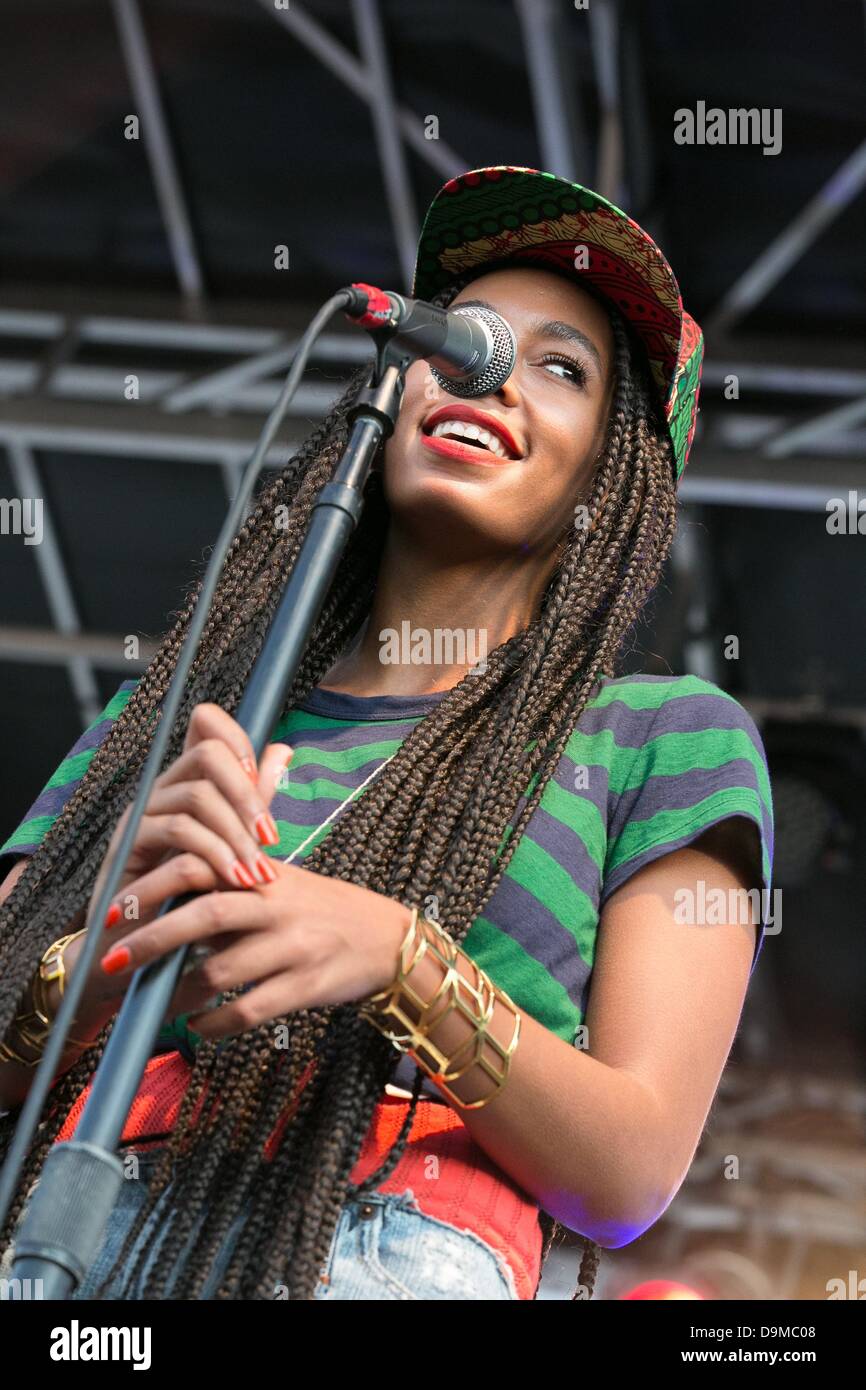 June 16, 2013 - Brooklyn, New York, USA - The musician Solange (Solange ...