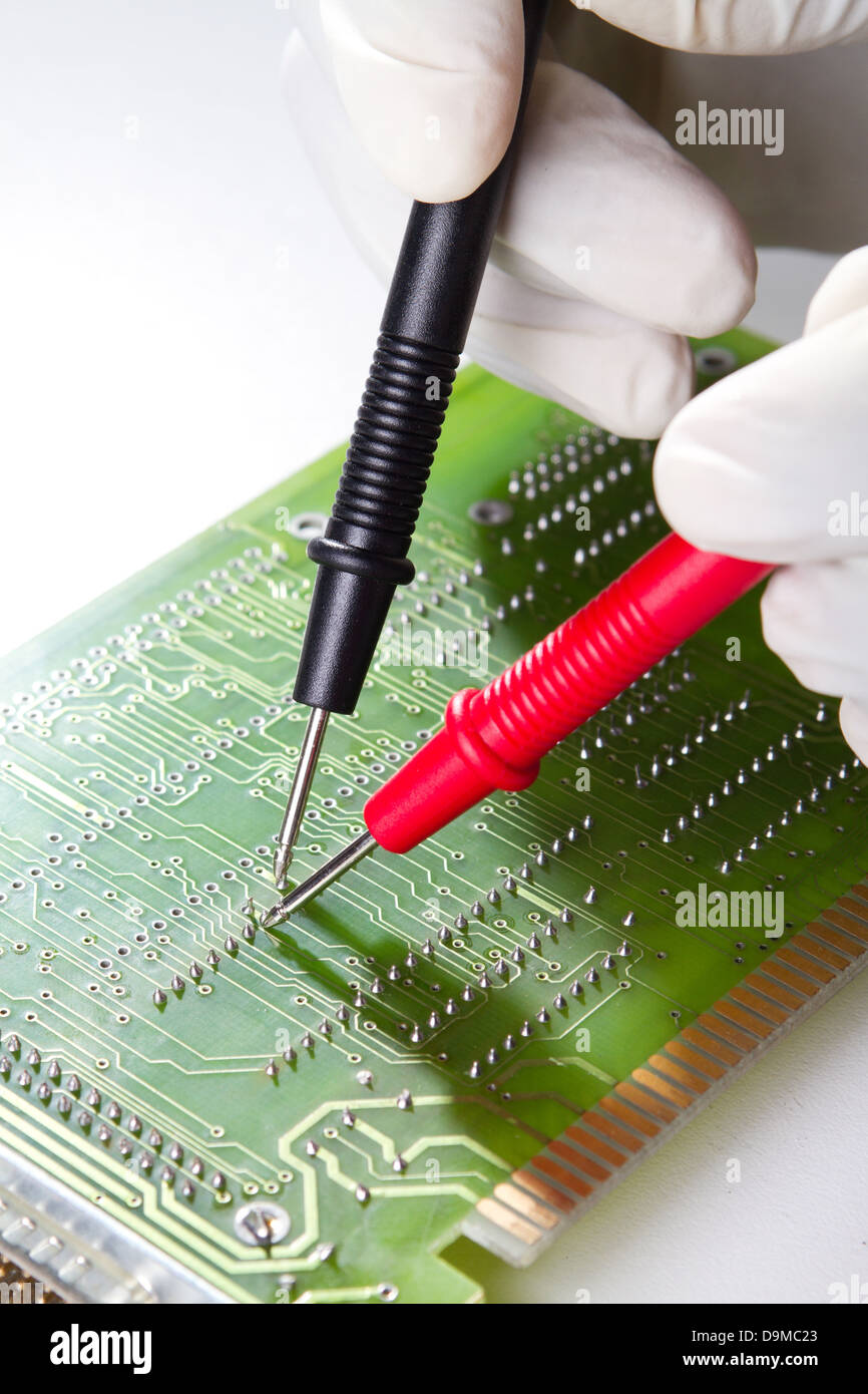 Technician repairing computer hardware in the lab Stock Photo - Alamy