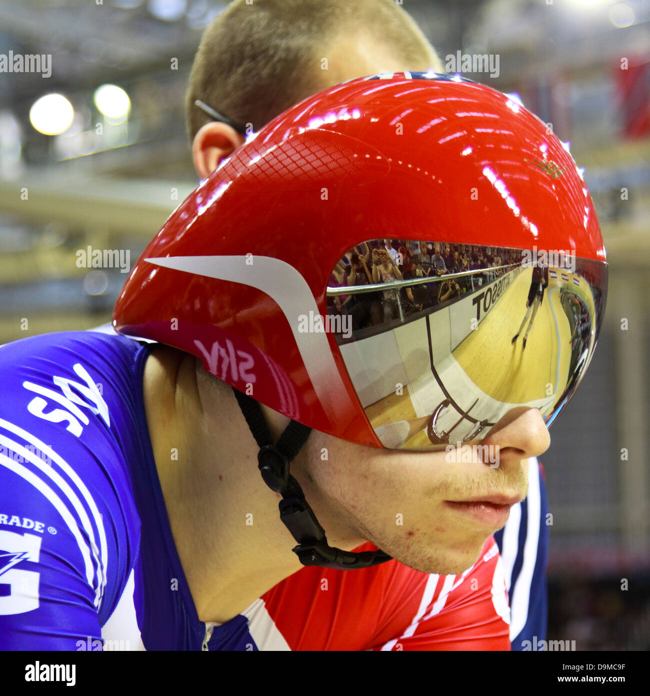 Philip Hindes prepares for the sprint, UCI Track Cycling World Cup ...