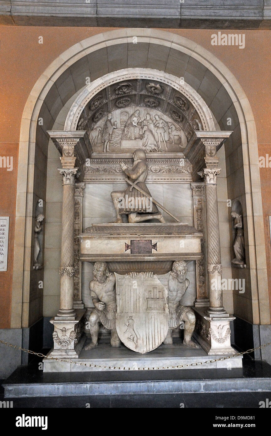 Christian monument of the monastery of montserrat Stock Photo - Alamy