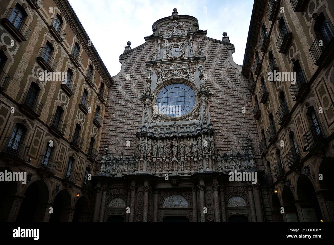 entrance to the monastery of Montserrat Stock Photo - Alamy