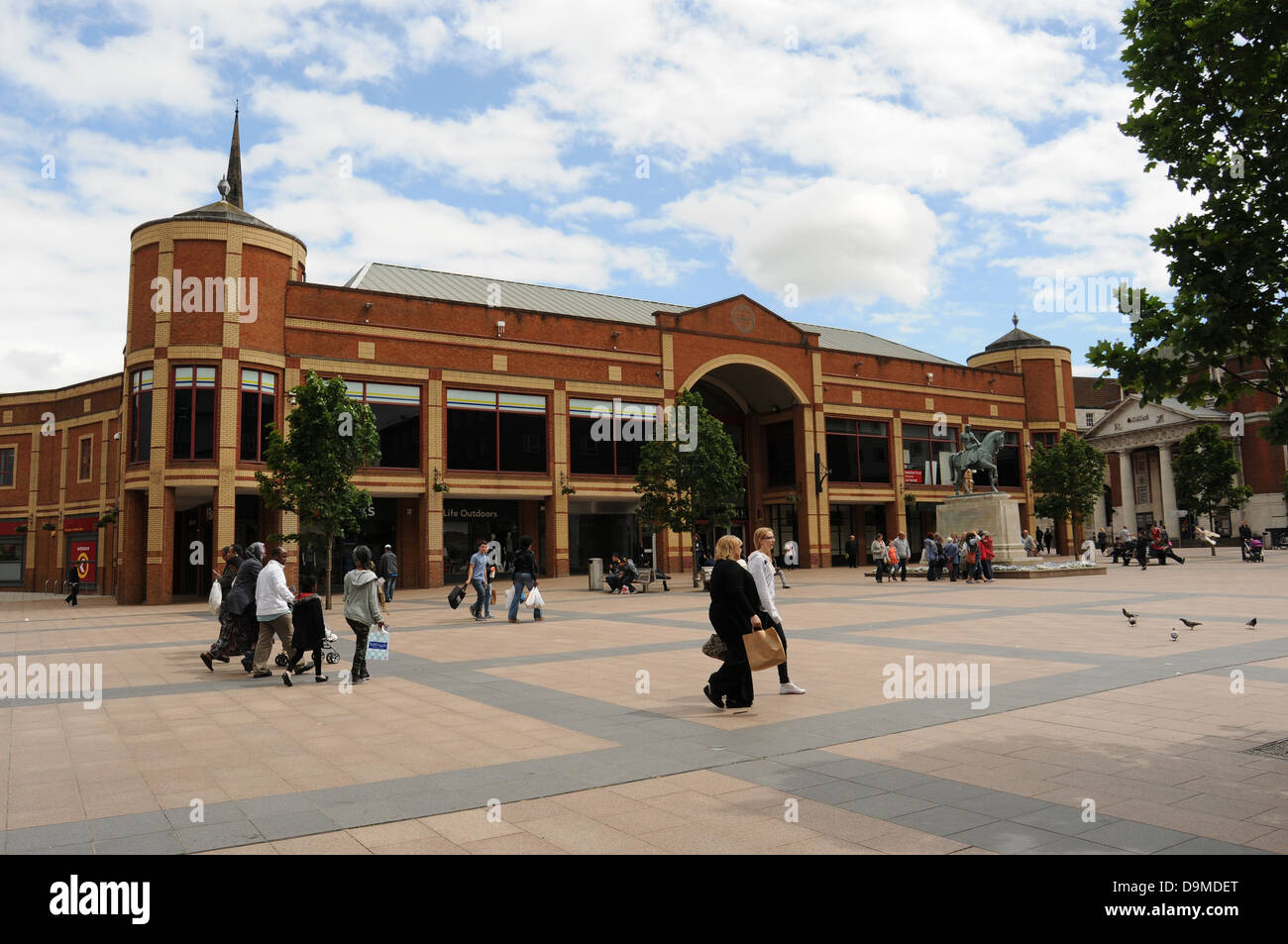 Coventry City Centre, West Midlands, UK. Pictured is the area called ...