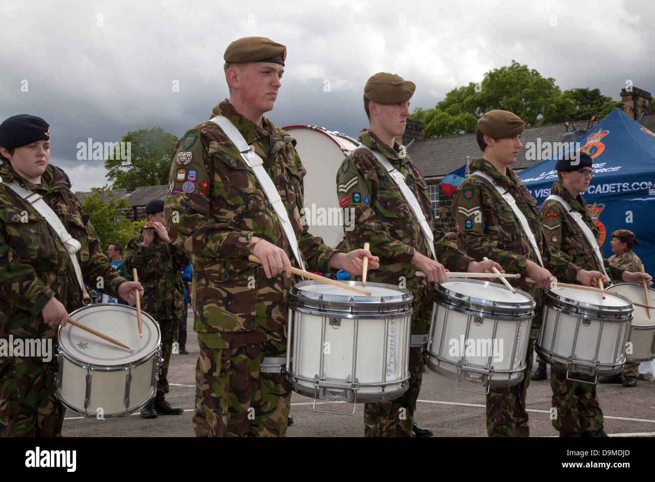 Military marching bass drums hi-res stock photography and images - Alamy