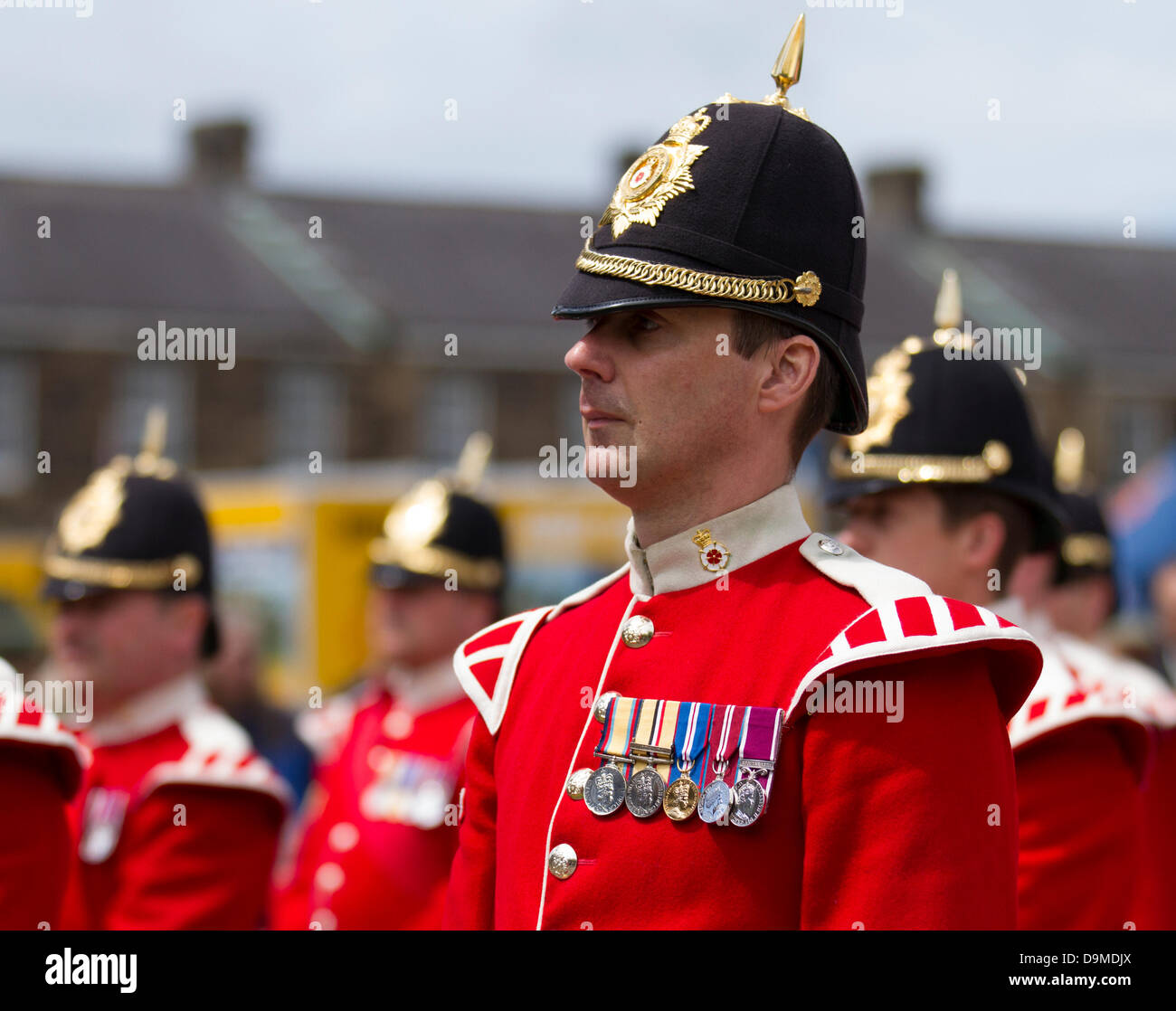 Female british soldiers marching hi-res stock photography and images ...