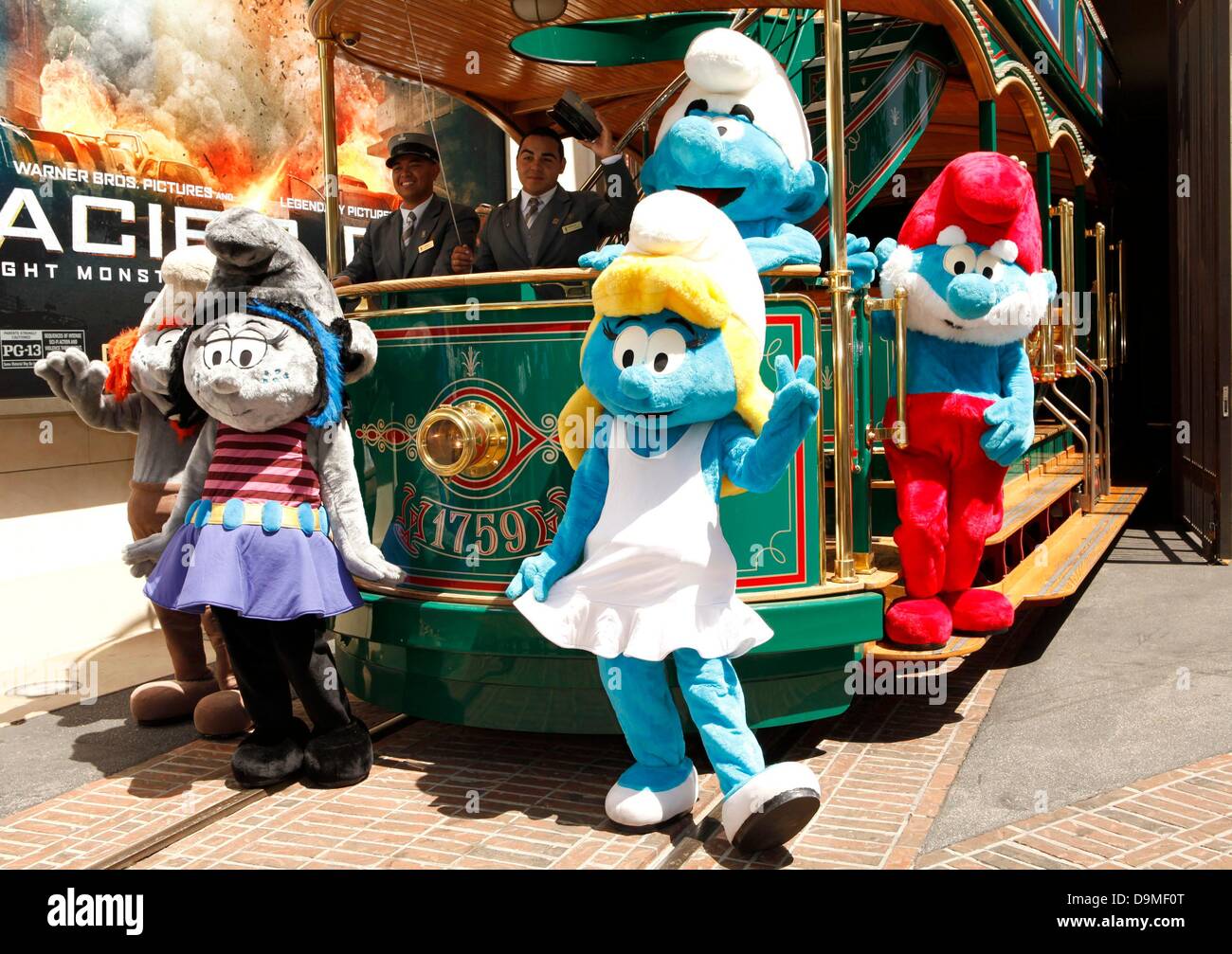 Los Angeles, CA. 22nd June, 2013. The Smurfs in attendance for THE ...
