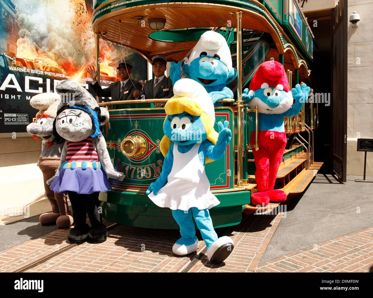 Los Angeles, CA. 22nd June, 2013. The Smurfs in attendance for THE ...