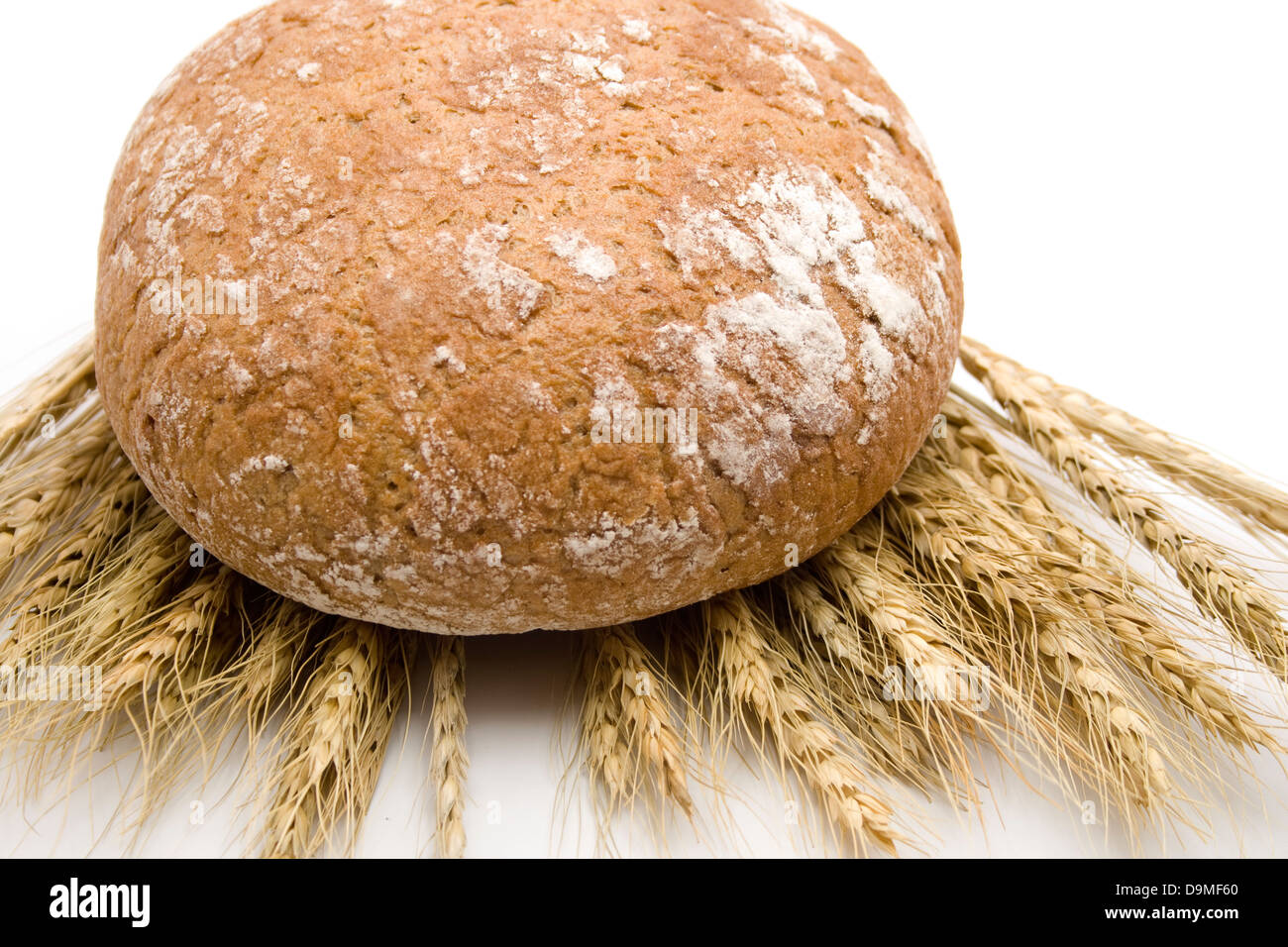 Wheat bread with wheat Stock Photo - Alamy