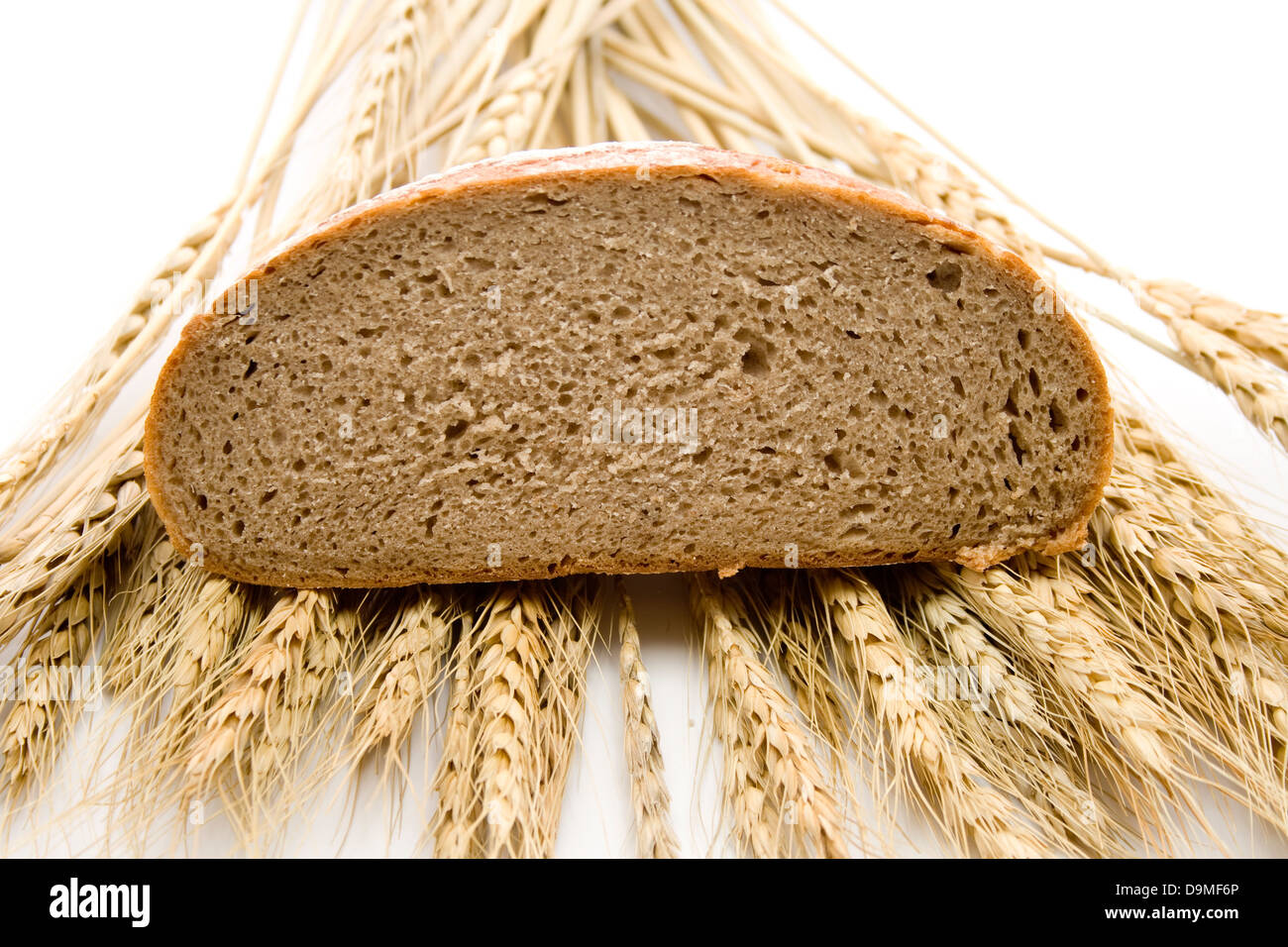 Wheat bread with wheat Stock Photo - Alamy