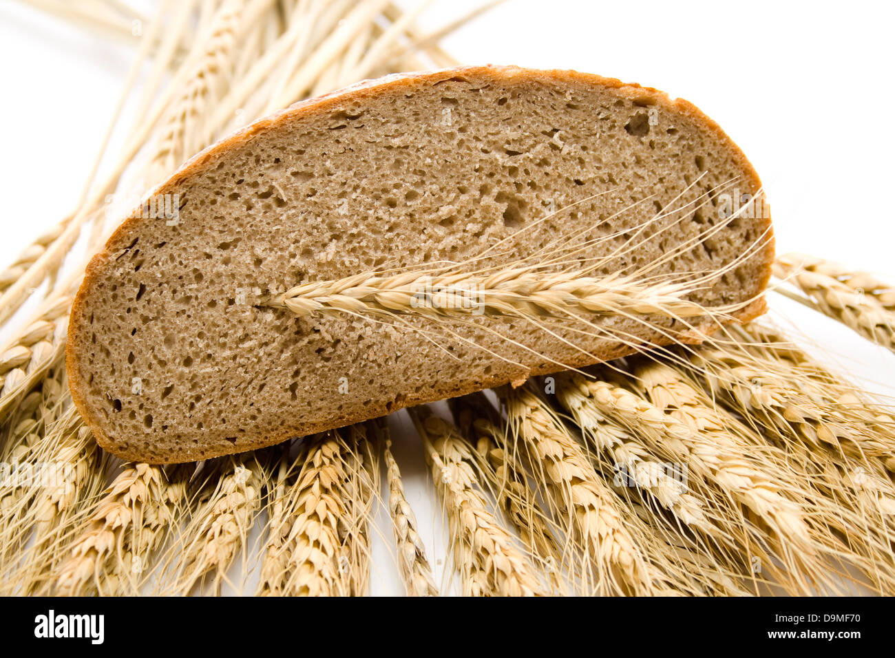 Wheat bread with wheat Stock Photo - Alamy