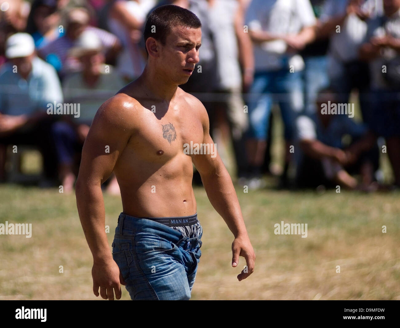 Bulgarian culture celebrations traditional wrestling men and women ...