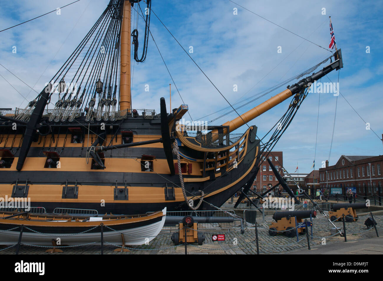 HMS Victory at Portsmouth historic dockyard Stock Photo - Alamy