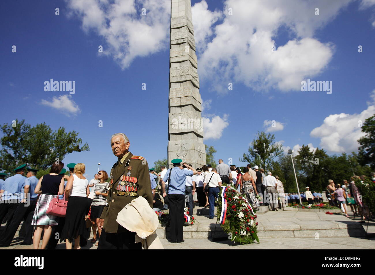 Russia, Kaliiningrad 22nd, June 2013 Soviet WWII veterans, Russian ...