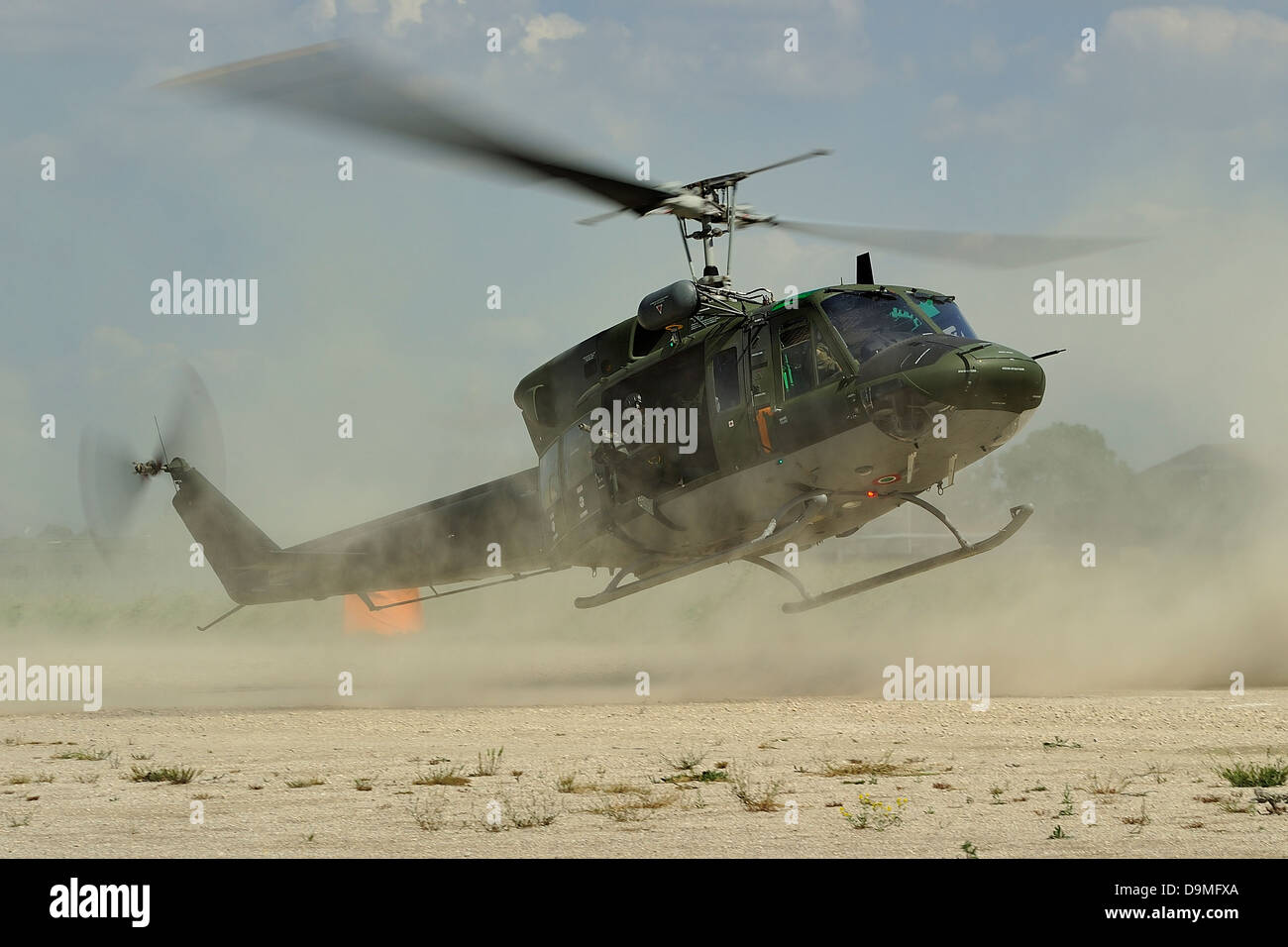 May 9, 2013 - An Agusta Bell AB 212 of the Italian Air Force landing ...