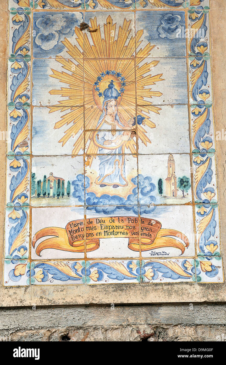monument of the Virgin of Montserrat Stock Photo - Alamy