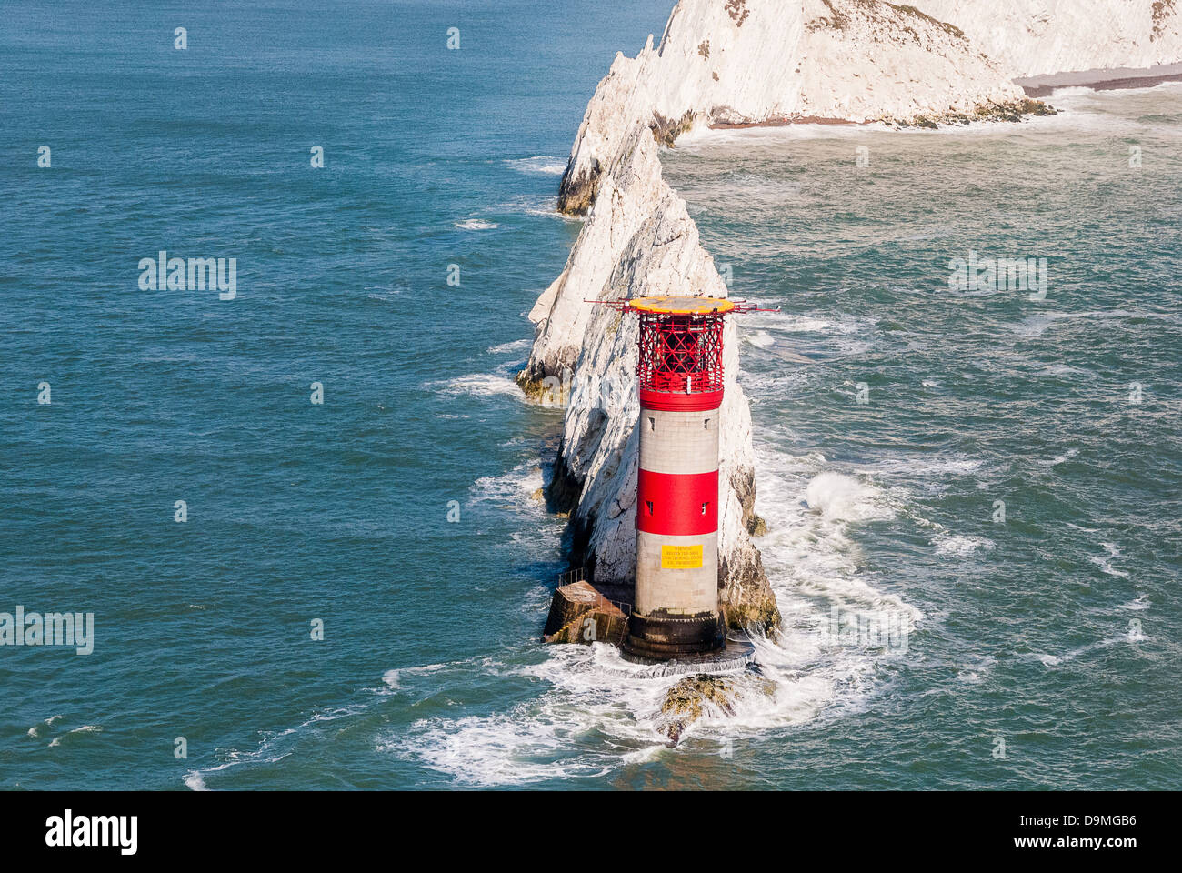The Needles Lighthouse on the Isle of Wight Stock Photo - Alamy