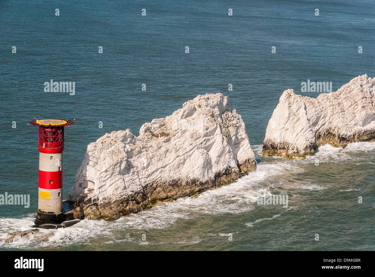The Needles Lighthouse on the Isle of Wight Stock Photo - Alamy