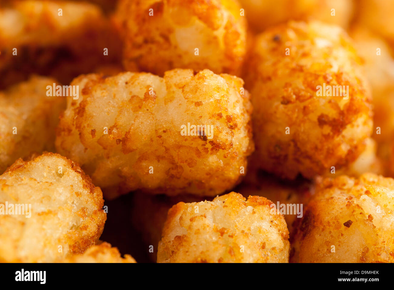 Organic Fried Tater Tots made from fried potato Stock Photo - Alamy