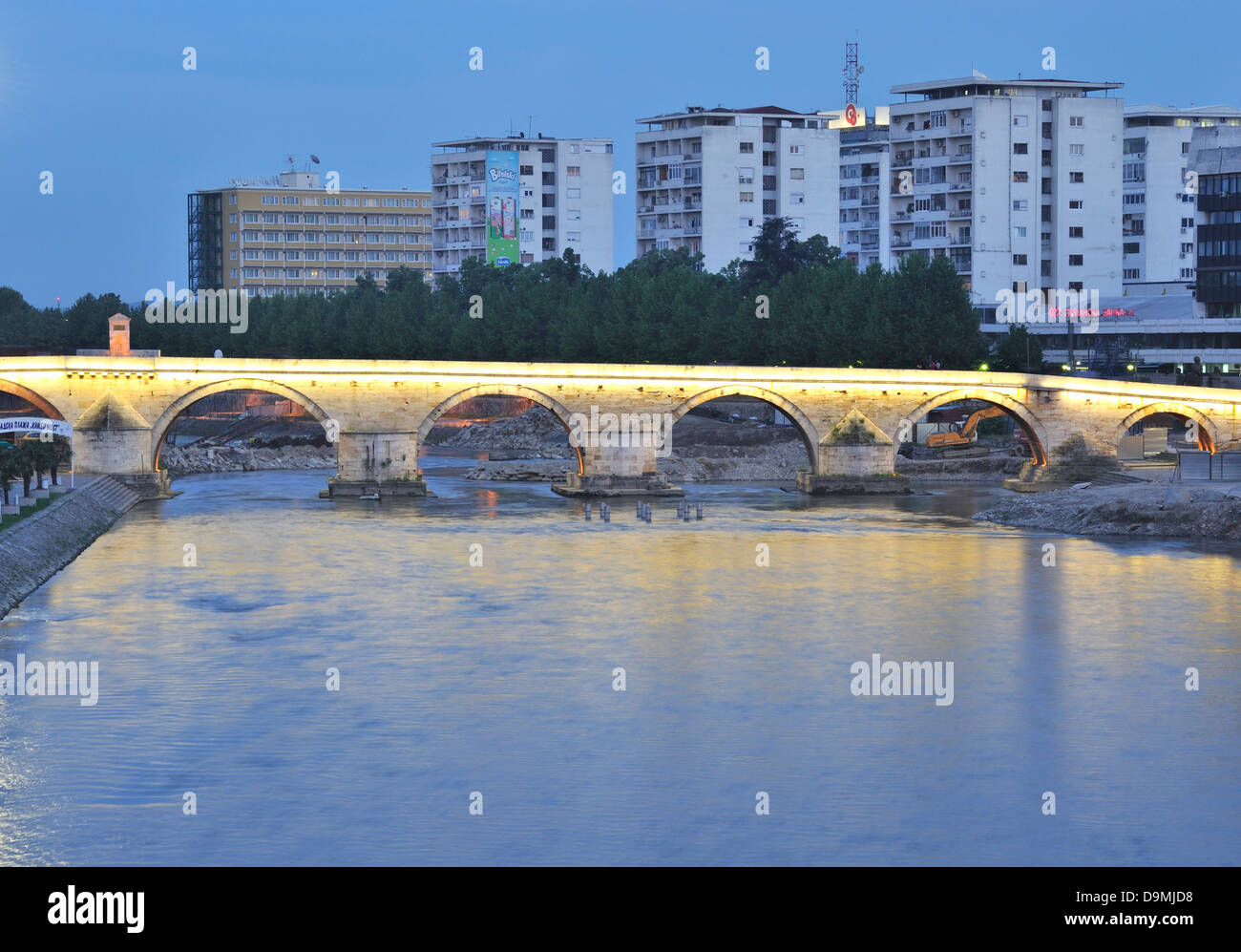 Vardar bridge hi-res stock photography and images - Alamy