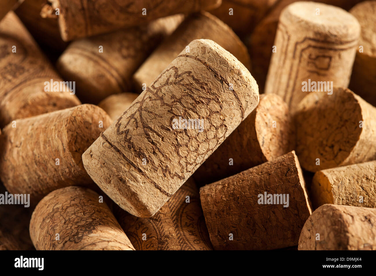 Rustic Brown Wine Corks in a large group Stock Photo - Alamy