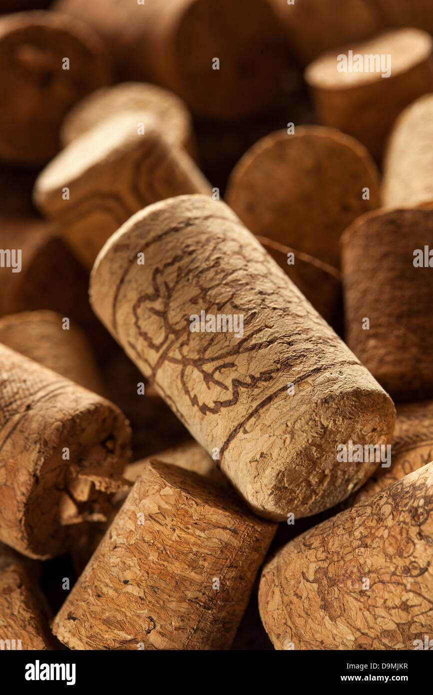 Rustic Brown Wine Corks in a large group Stock Photo - Alamy