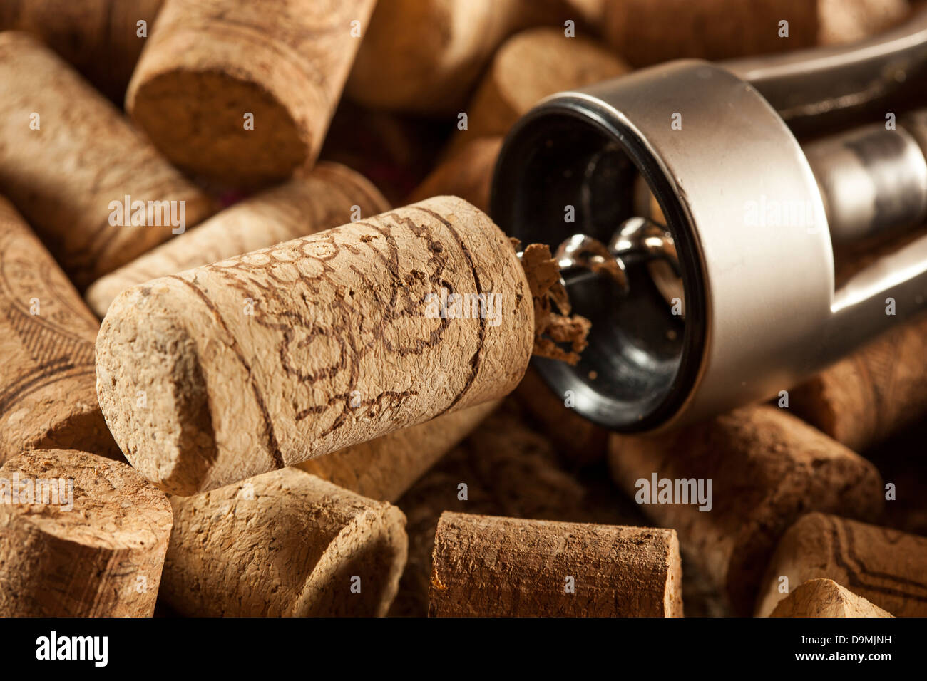 Rustic Brown Wine Corks in a large group Stock Photo - Alamy