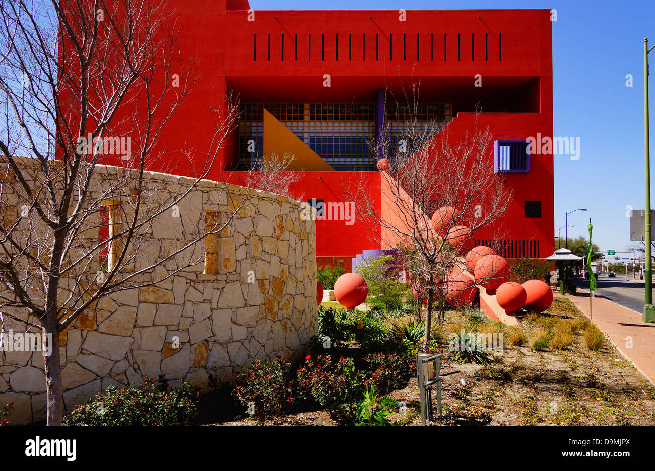 Central library in San Antonio Texas Stock Photo - Alamy