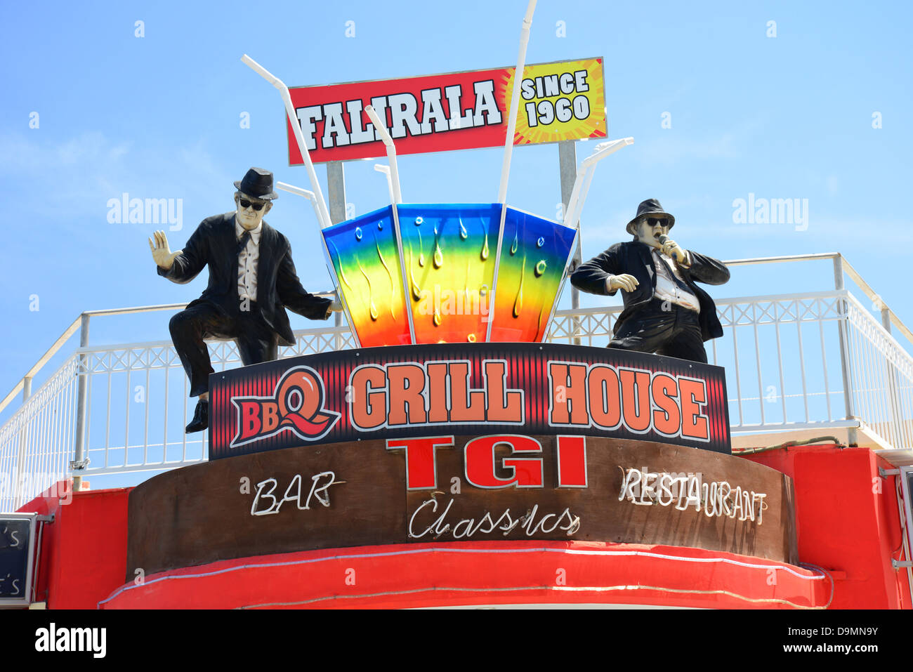 TGI restaurant & bar on beachfront, Faliraki, Rhodes (Rodos) Region ...